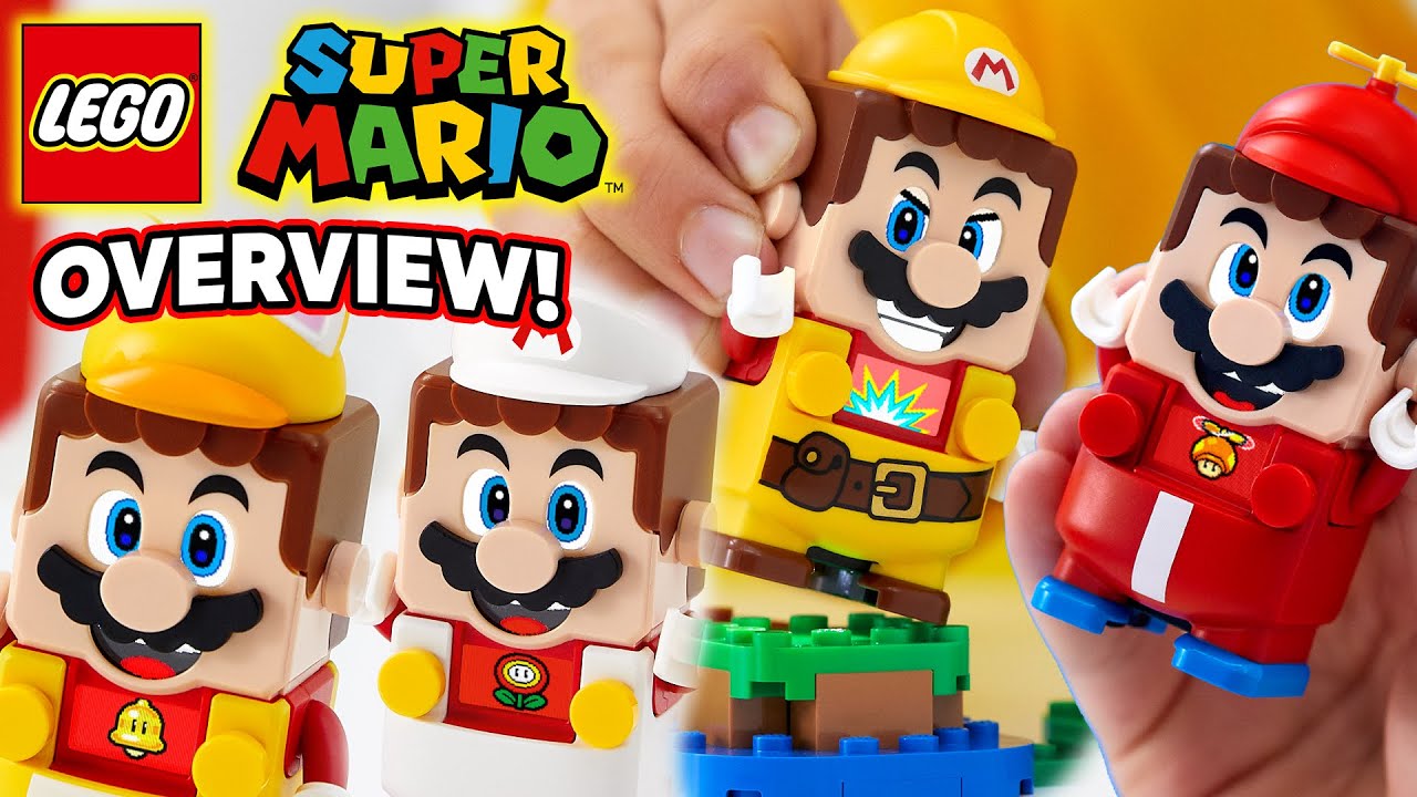 Mario power-up suits (71370+) LEGO Super Mario overview!