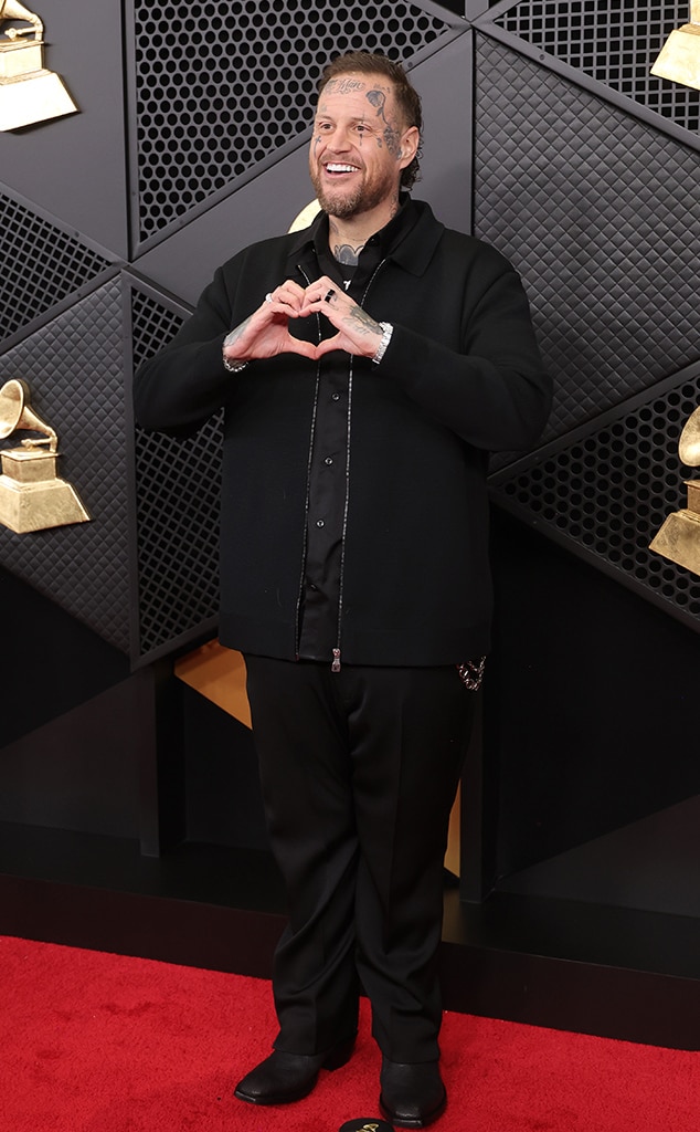 Why Jelly Roll was late to Grammys 2026 red carpet