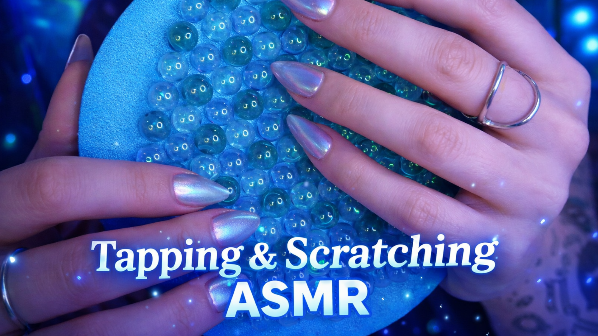 Tapping & scratching ASMR relaxing sounds for sleep & tingles