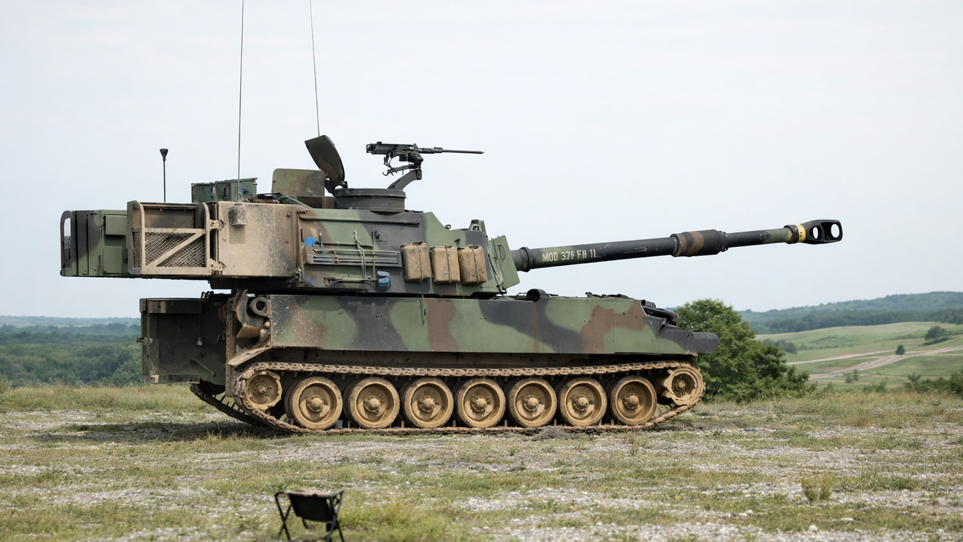 Artillery brigade fires in realistic combat drills