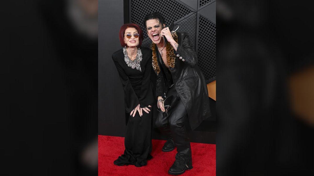 Sharon Osbourne, 73, shows off slimmed-down look at 2026 Grammy Awards ...
