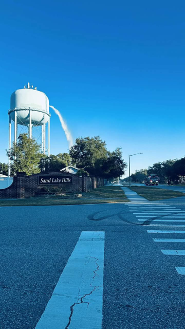 Central Florida water tower overflows due to frozen sensor