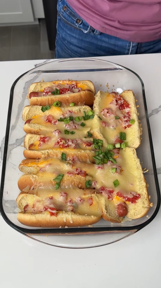 Cheesy Rotel dogs – quick and easy dinner