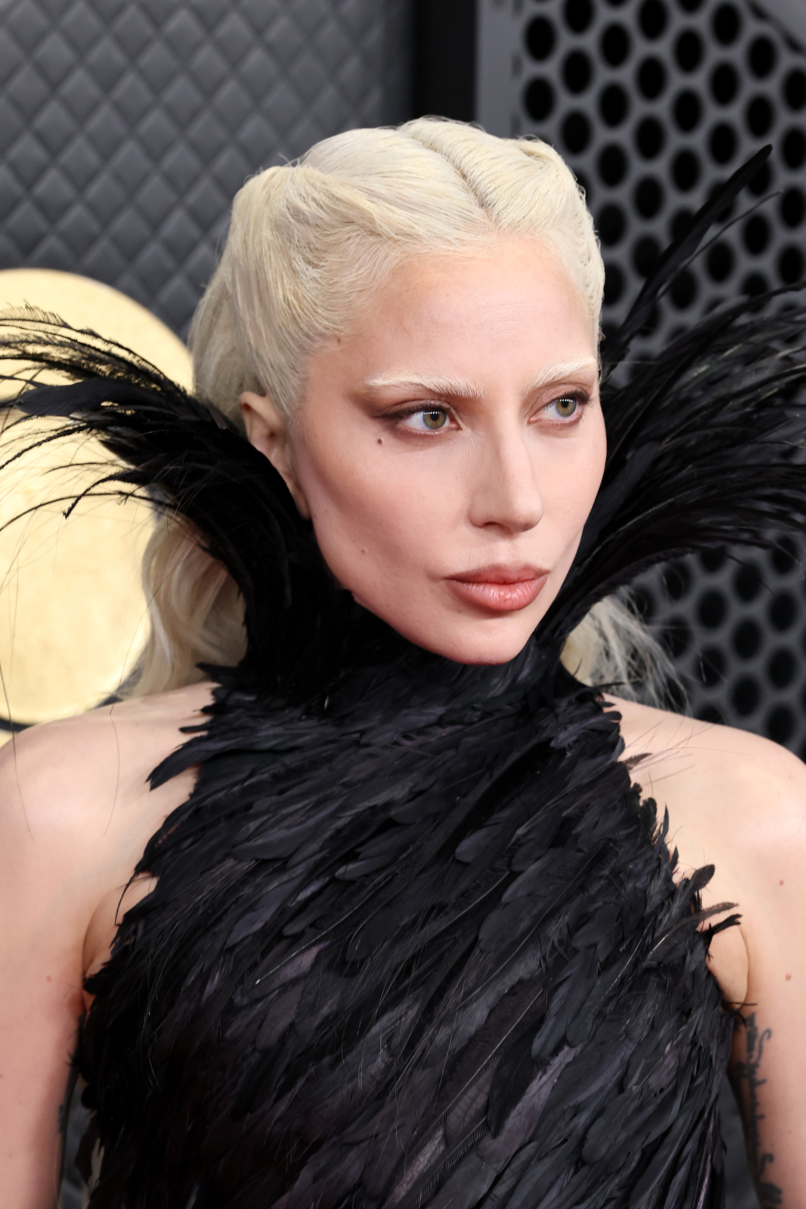 Lady Gaga goes full 'Black Swan' on Grammys 2026 red carpet