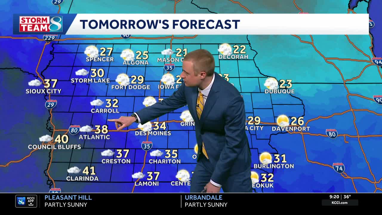 Iowa weather: Milder days ahead this week