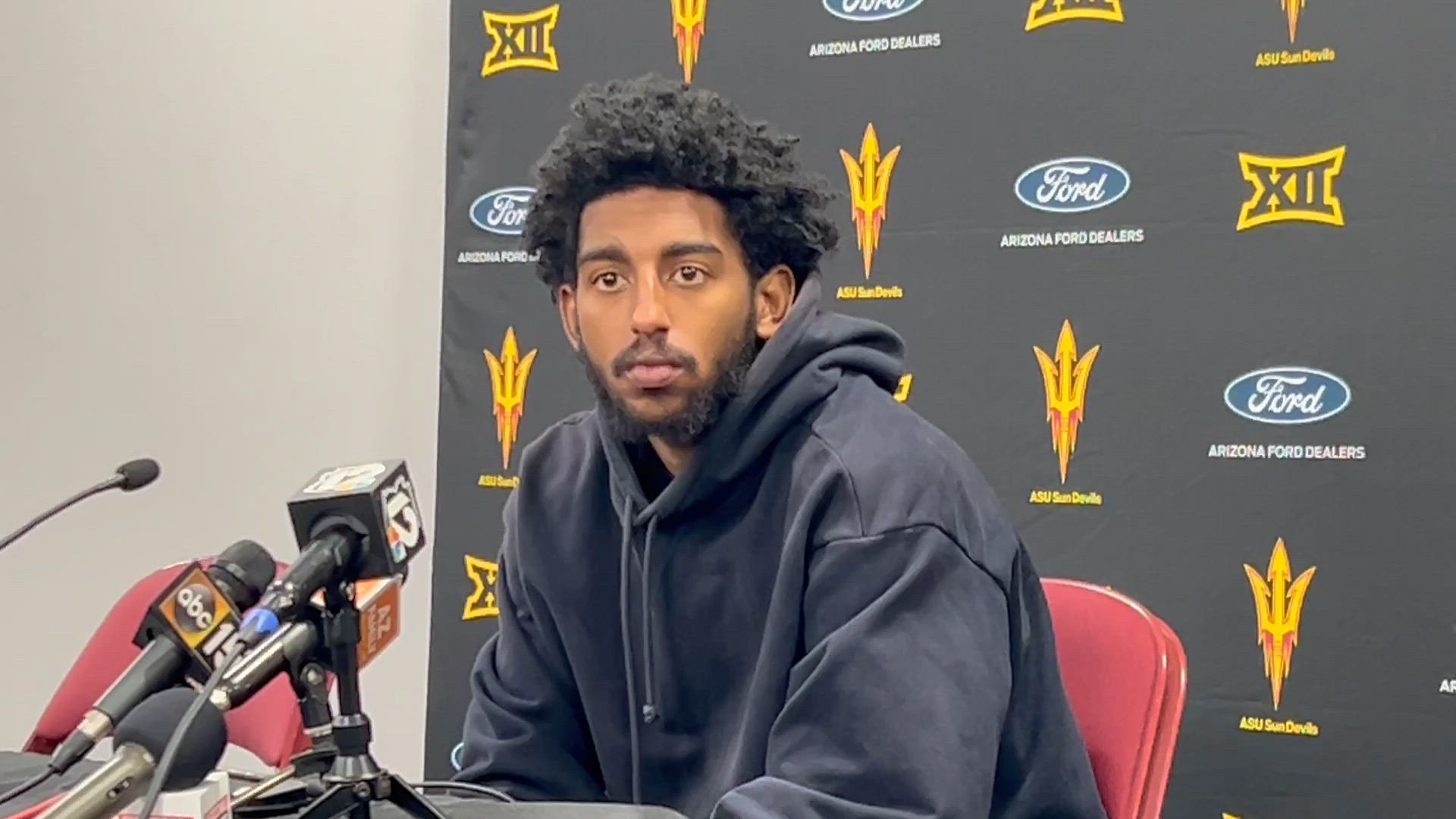 Arizona State basketball's Moe Odum on the loss to No. 1 Arizona