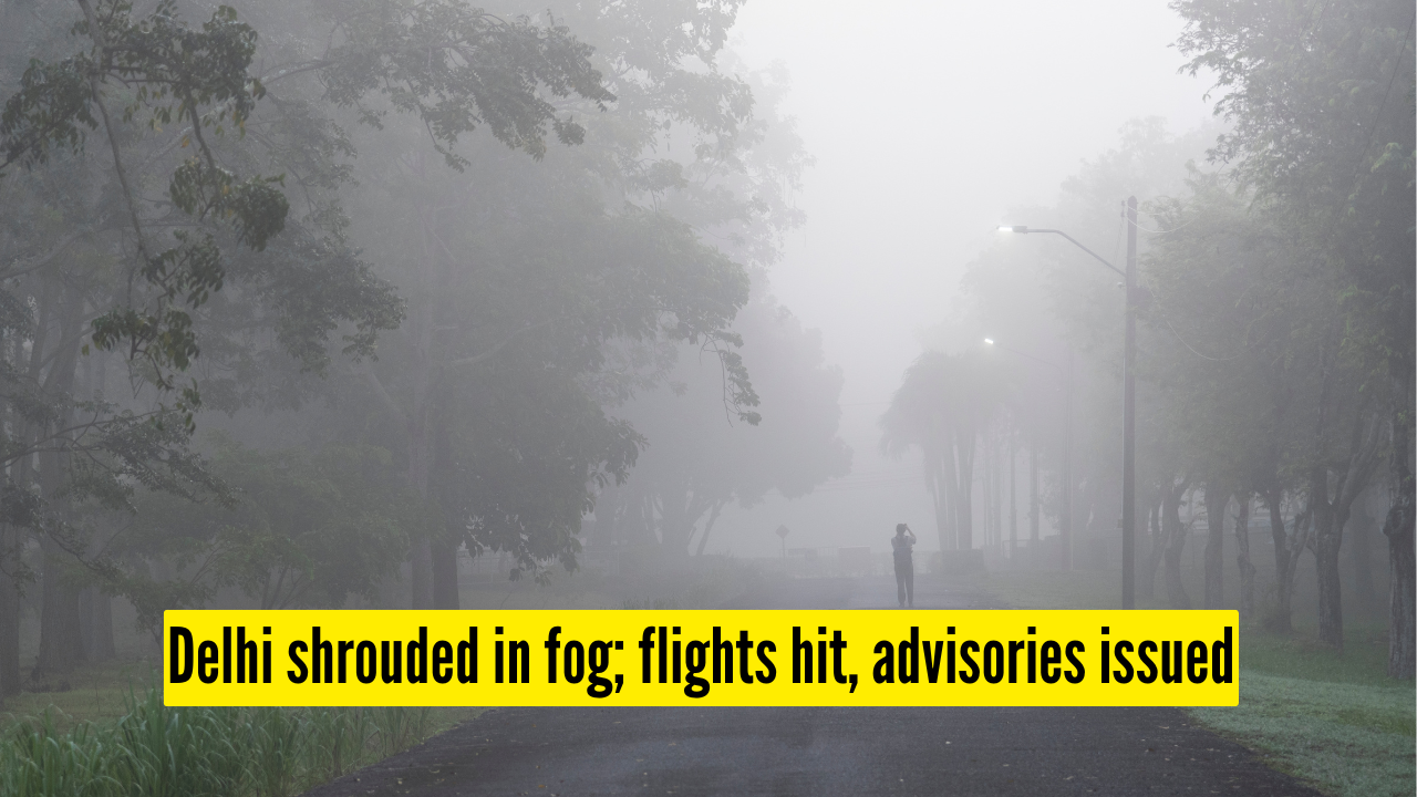 Delhi wakes up to dense fog; flight operations disrupted, airport and ...