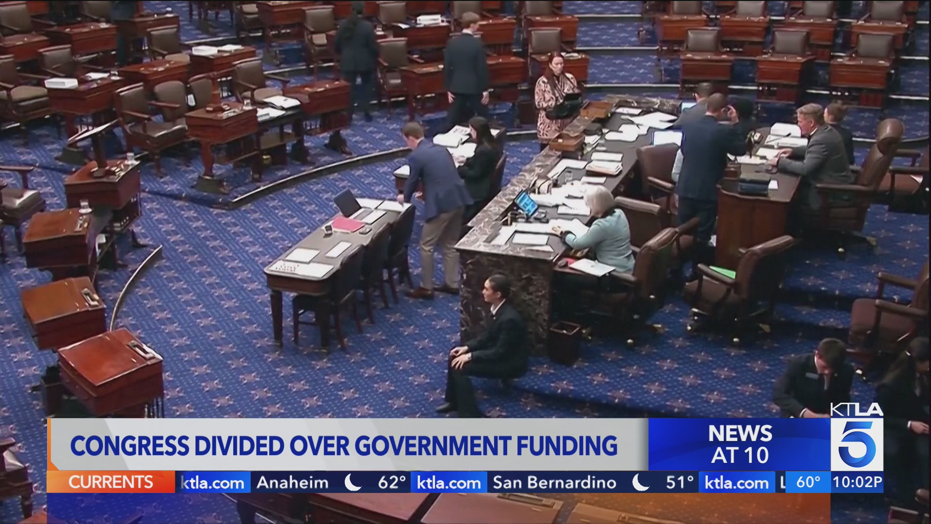 Congress divided over government funding, prompting shutdown concerns