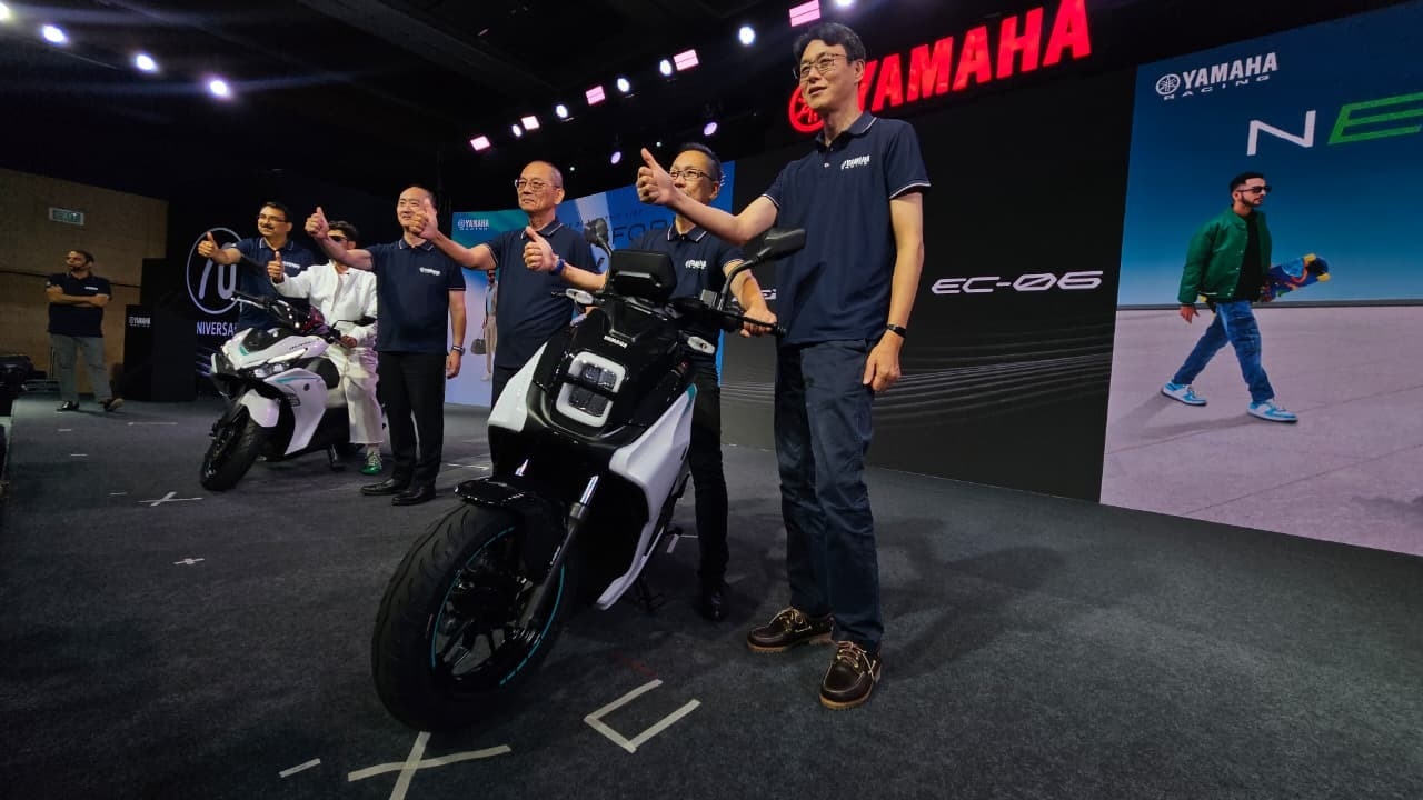 Yamaha enters the electric scooter space with EC-06, priced at Rs 1.67 lakh
