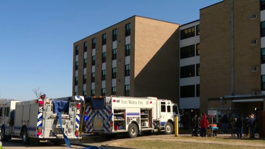Fire at Fort Worth senior complex displaces dozens, sends one to hospital