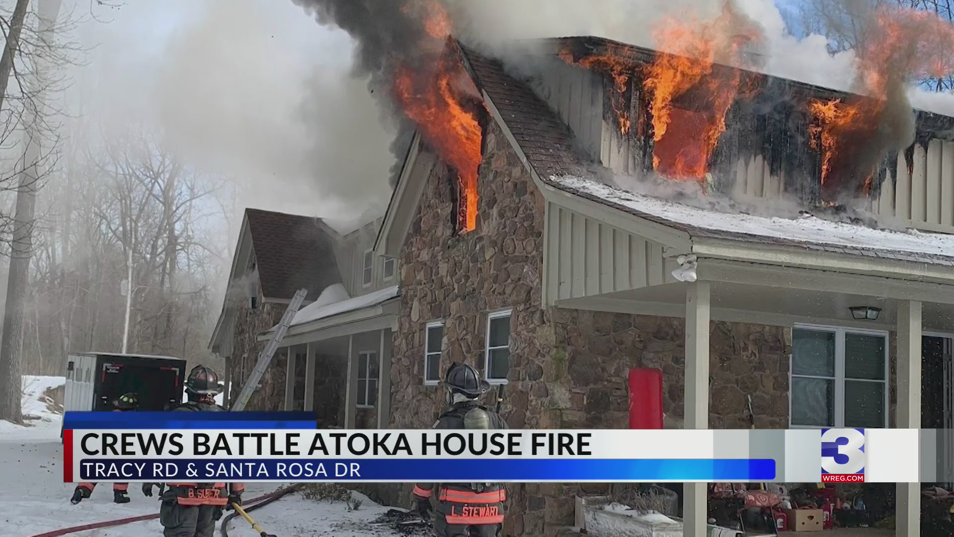 Multiple fire departments respond to Atoka house fire