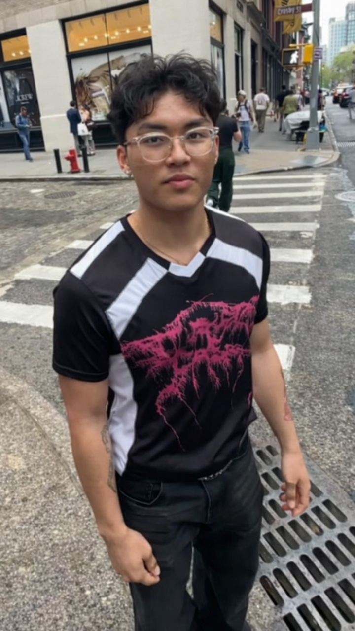 Street talk with a fashion student