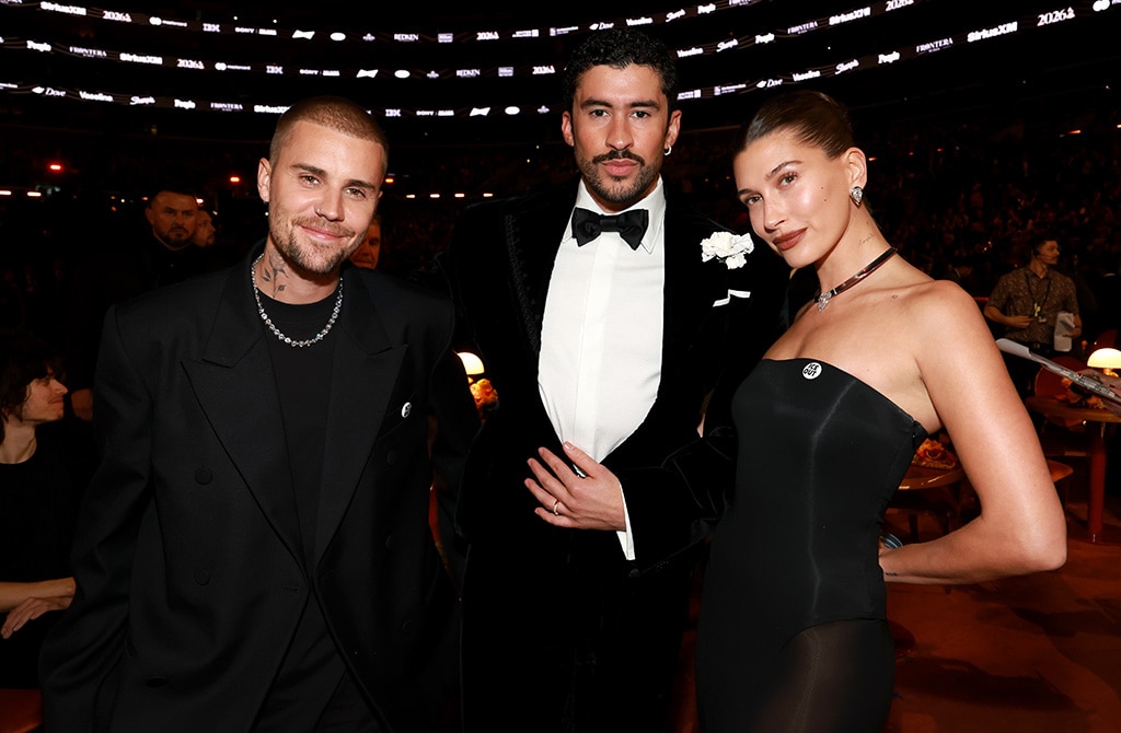 Hailey Bieber reunites with Kendall Jenner’s ex Bad Bunny at Grammys