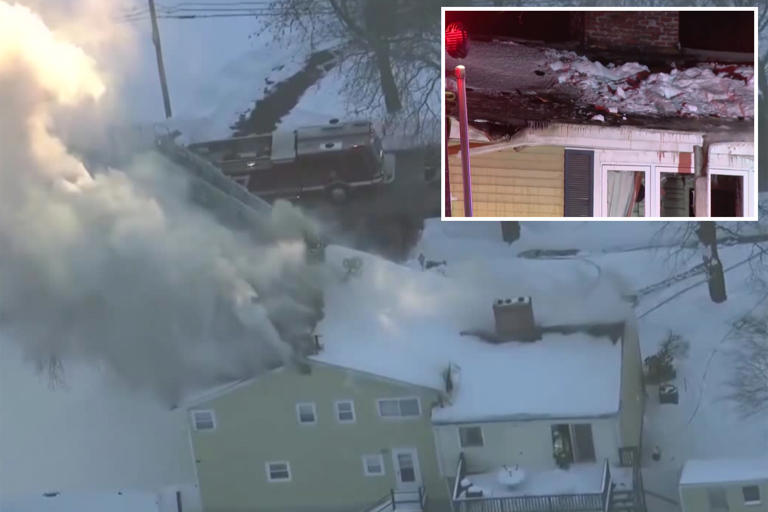 Massachusetts man accidentally sets home on fire while trying to melt ...