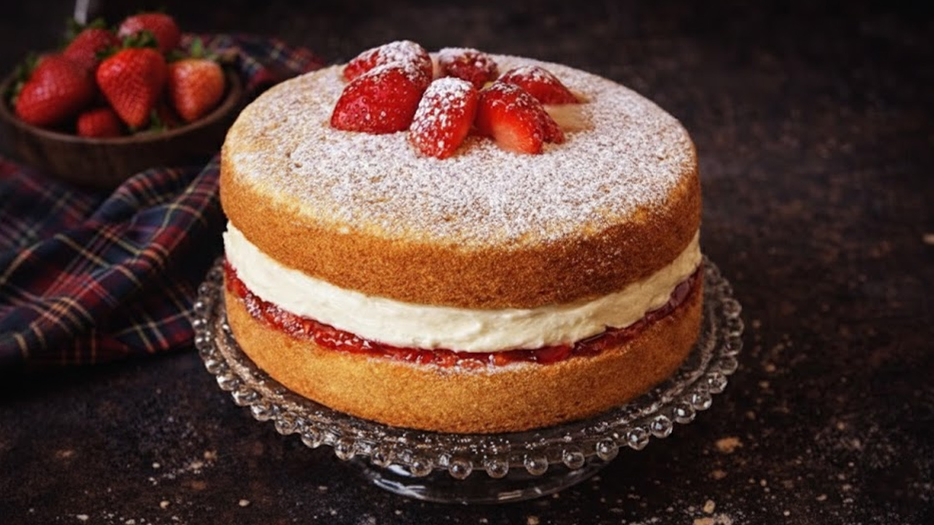 Baking the best homemade Victoria sponge at home