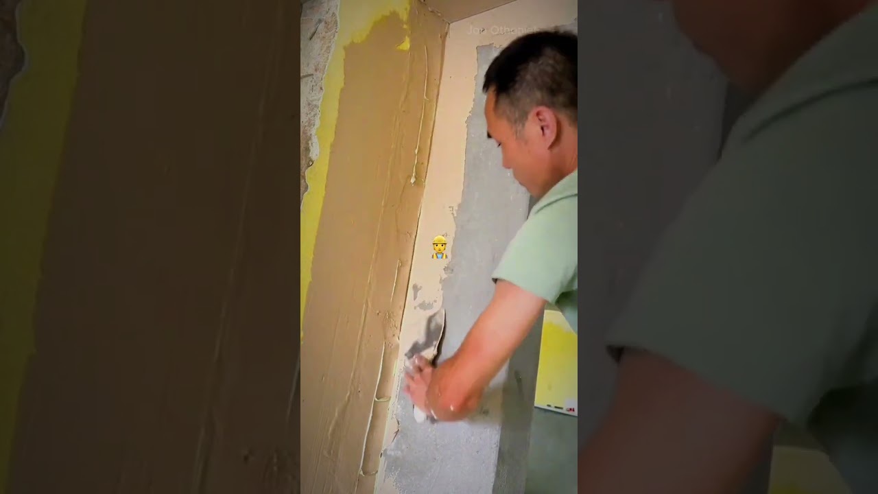 How to repair a wall near a door frame (so easy)