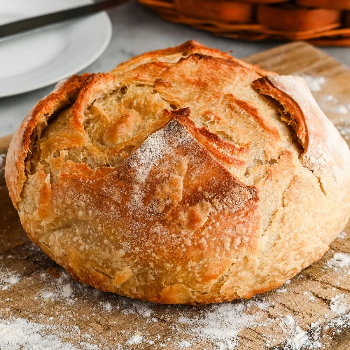 Buttery sourdough croissant bread recipe