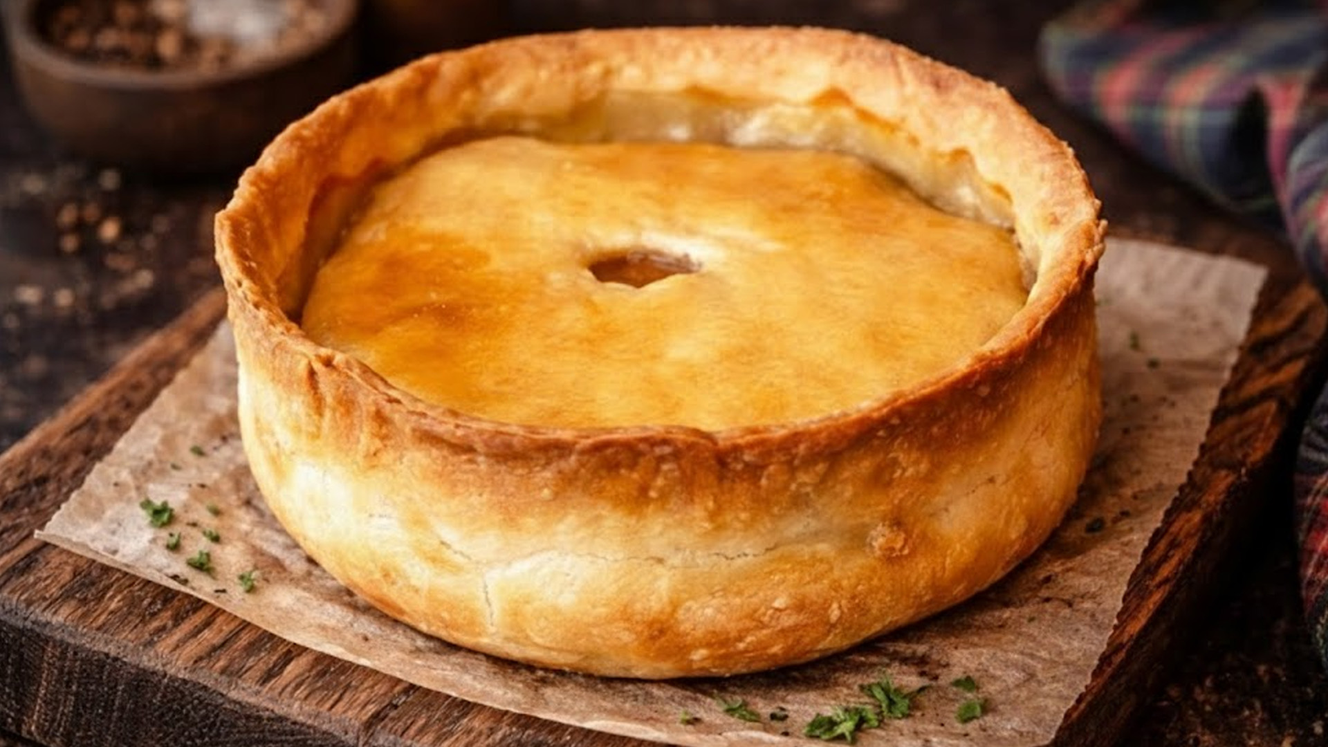 Traditional Scottish lamb pie cooking tutorial