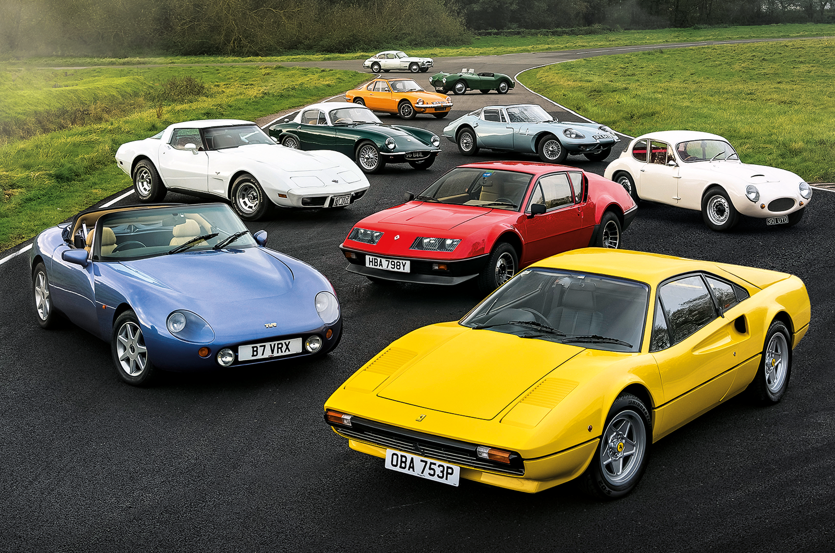 10 sporty glassfibre classic cars