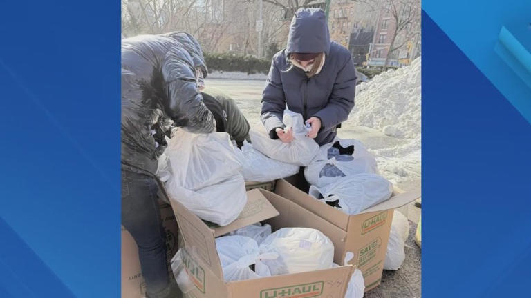 New Yorkers trying to keep the homeless out of the cold amid freezing ...
