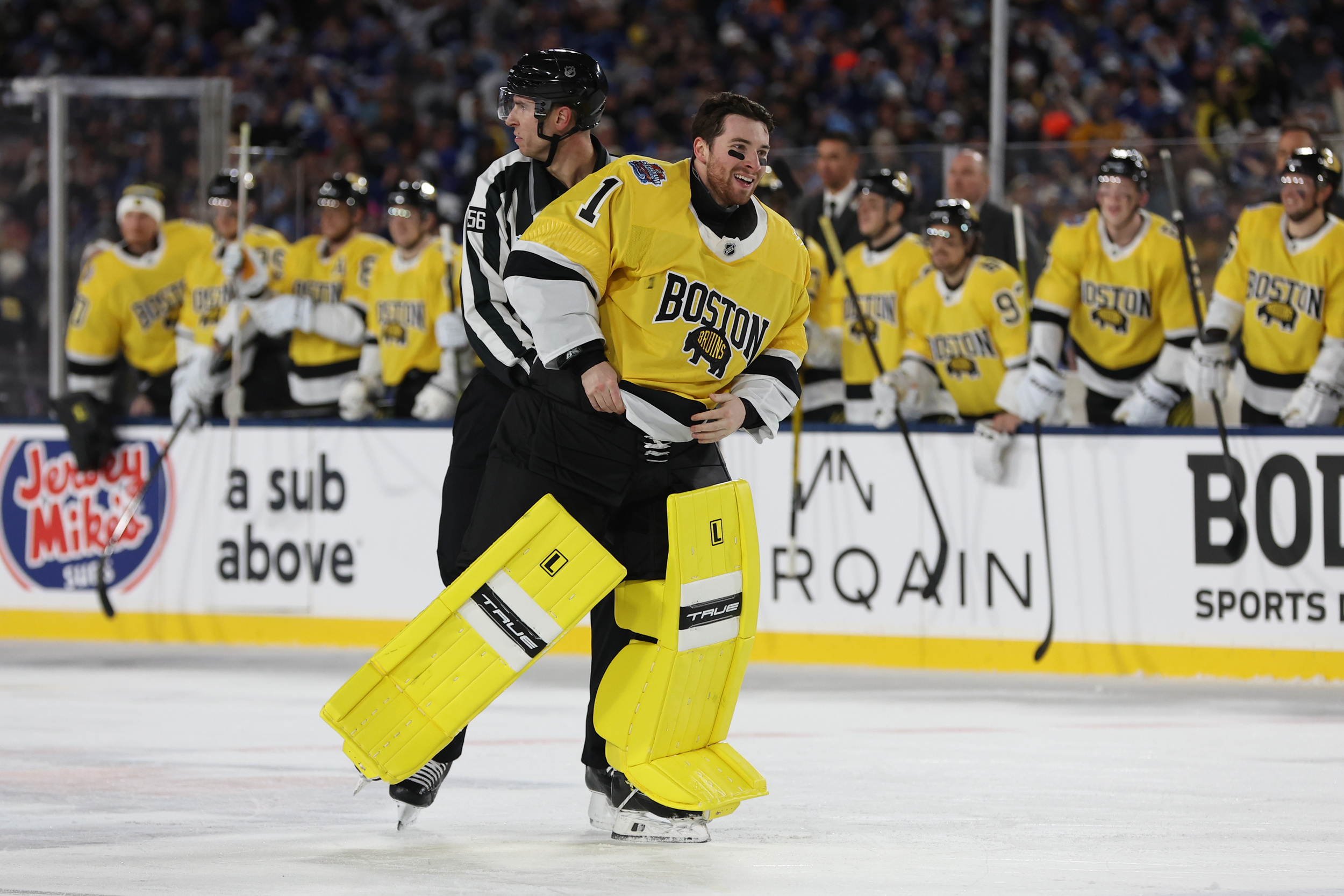 Watch: Lightning’s Vasilevskiy, Bruins’ Swayman fight during NHL ...