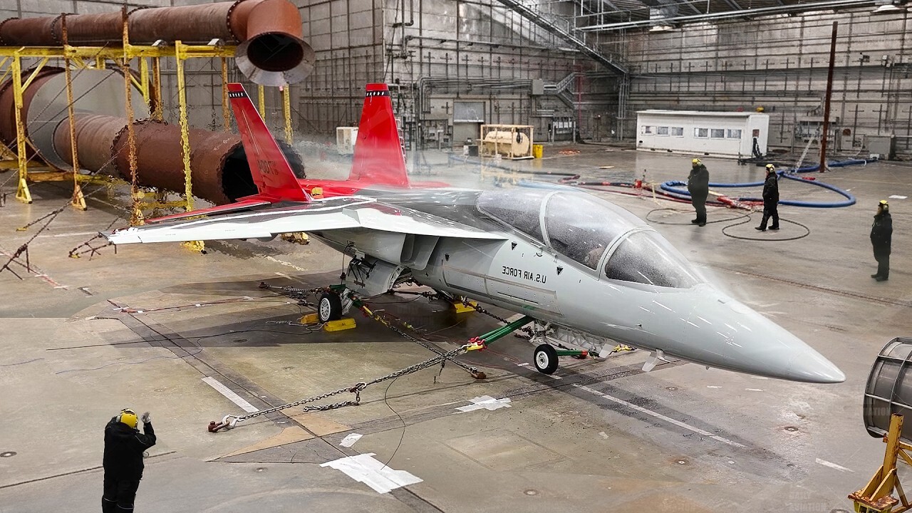 US Air Force testing their brand new aircraft under extreme conditions
