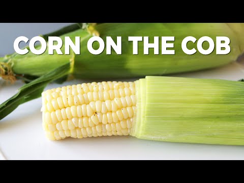 Super easy microwave corn on the cob | No shucking