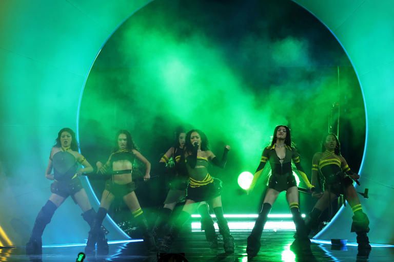 Watch KATSEYE perform 'Gnarly' complete with dance break at Grammys 2026