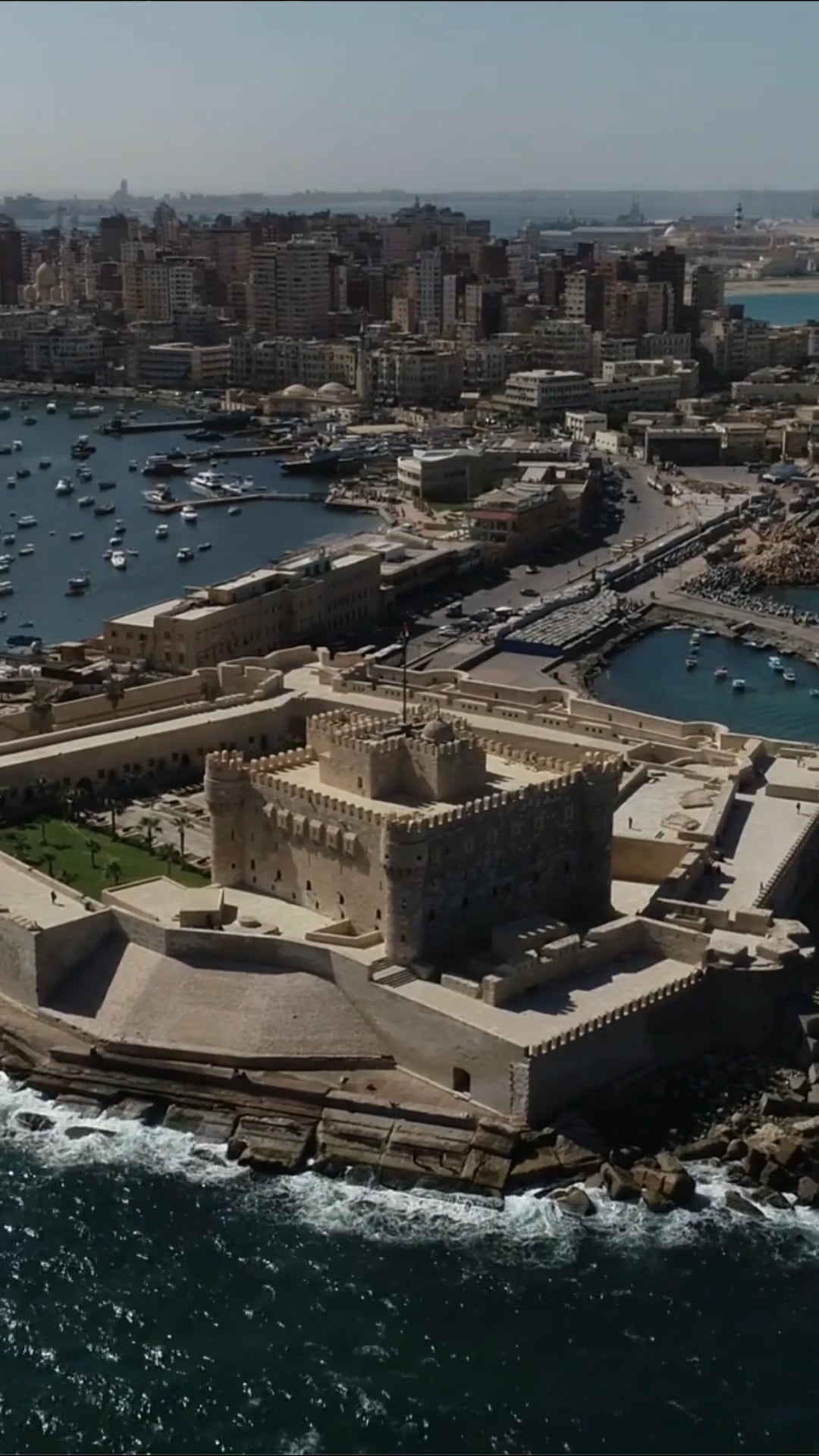 Ókori Alexandria: drónfelvételek az egyiptomi történelemről