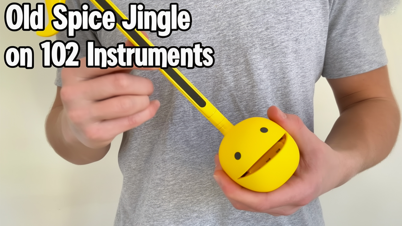 Legendary Old Spice jingle played across 102 unique instruments