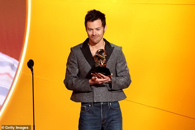 Harry Styles rings in his birthday at Grammys as he skips red carpet ...