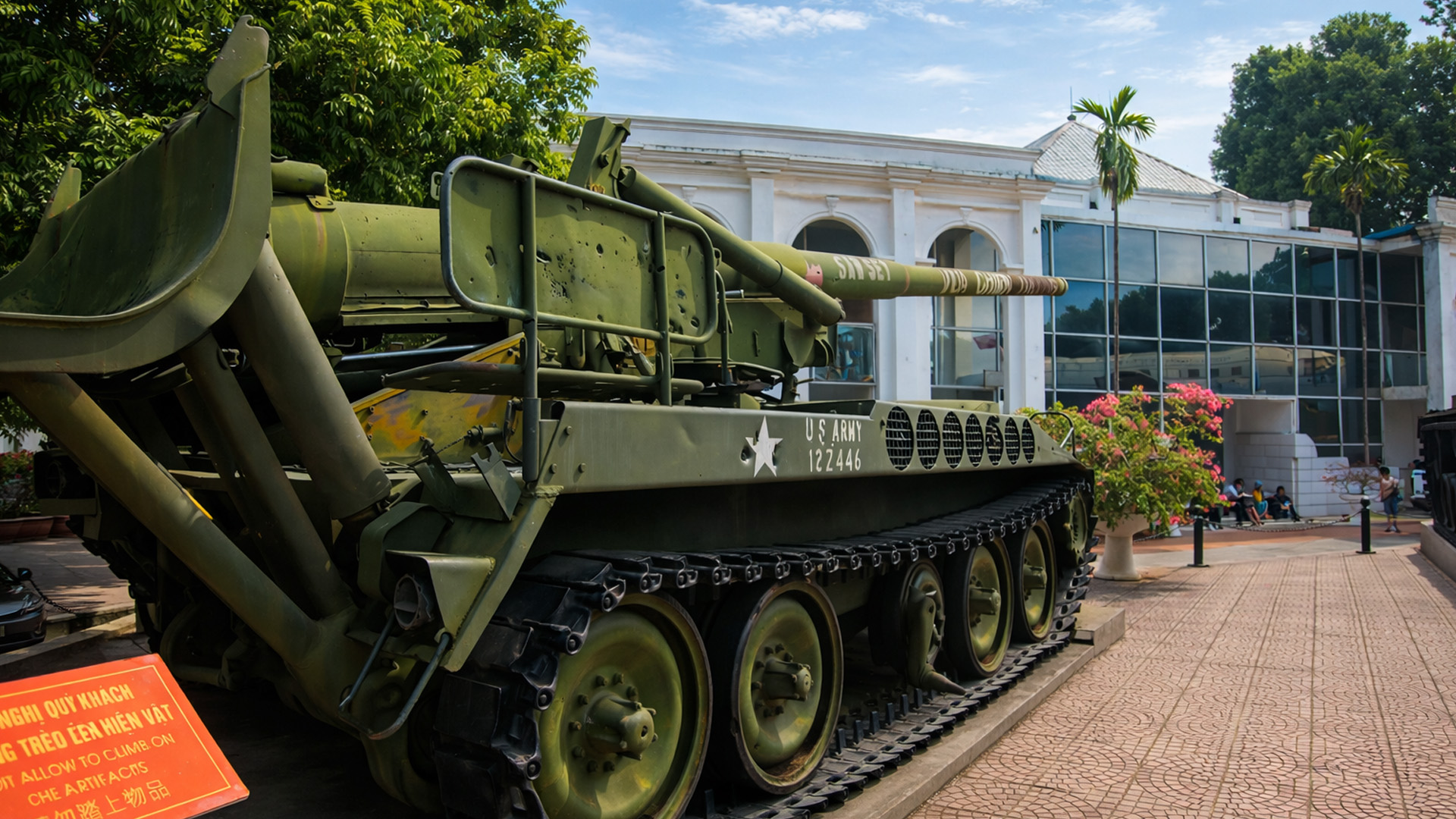 Exploring heavy artillery at the Hanoi Military History Museum