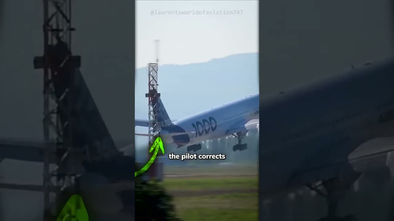 Watch Airbus A350 simulated engine failure on takeoff