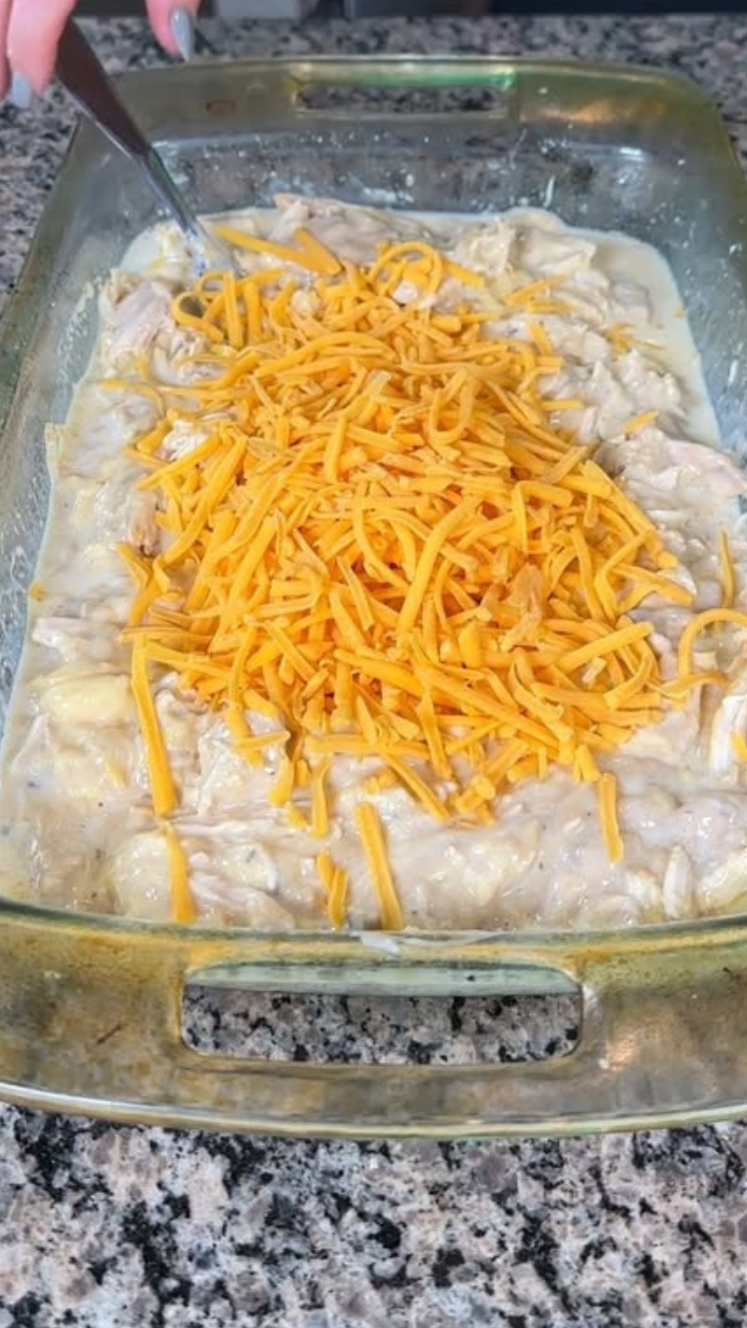 This chicken cornbread casserole might be the coziest easy dinner ever