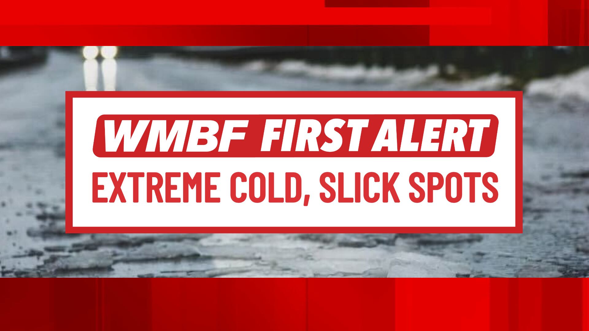 First alert: Threat for dangerous black ice tonight