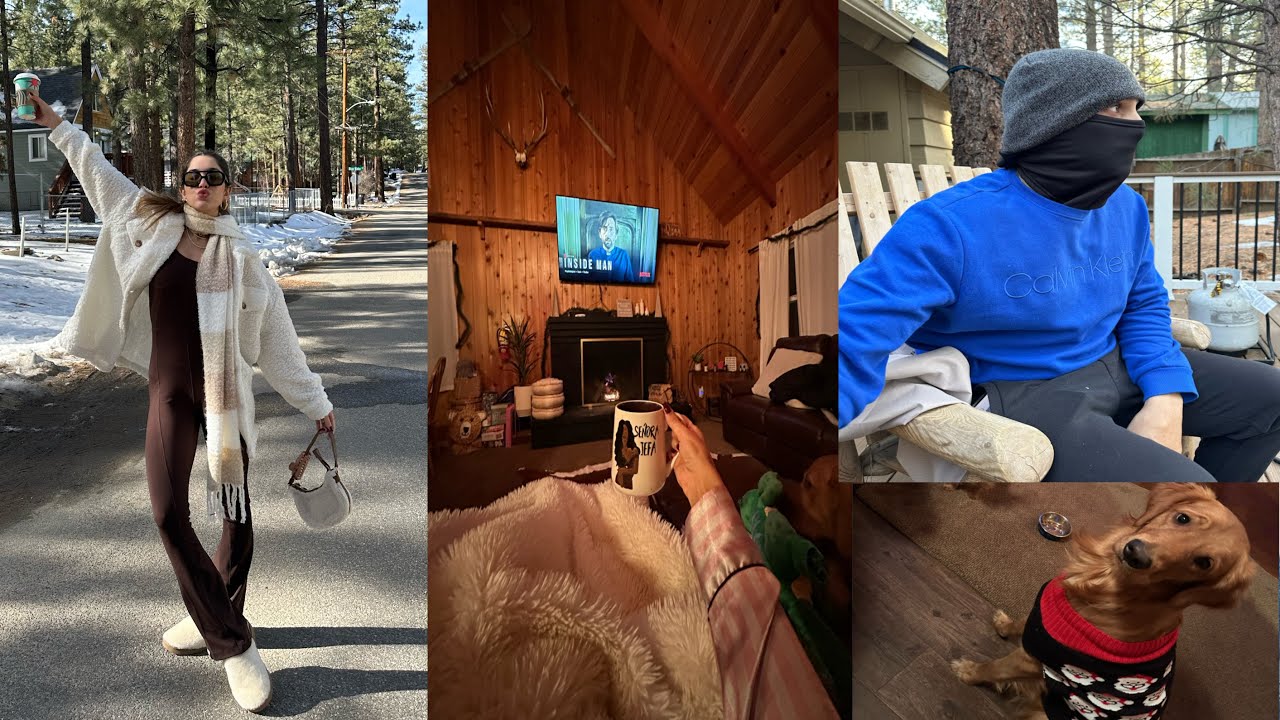 Big Bear 🐻 vlog | We took a trip to a snowy area in California | Check ...