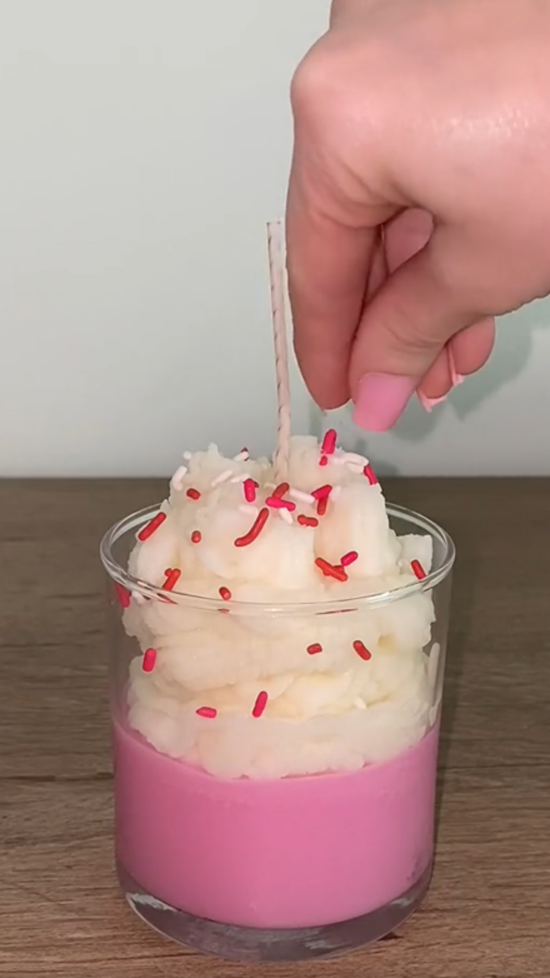 The sweet ASMR experience of strawberry shortcake candles