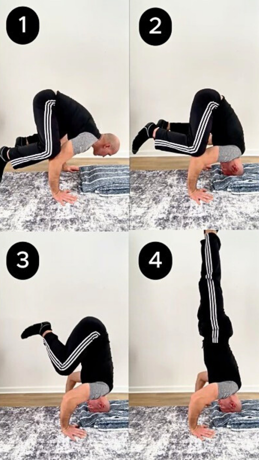 How to master a headstand in four steps