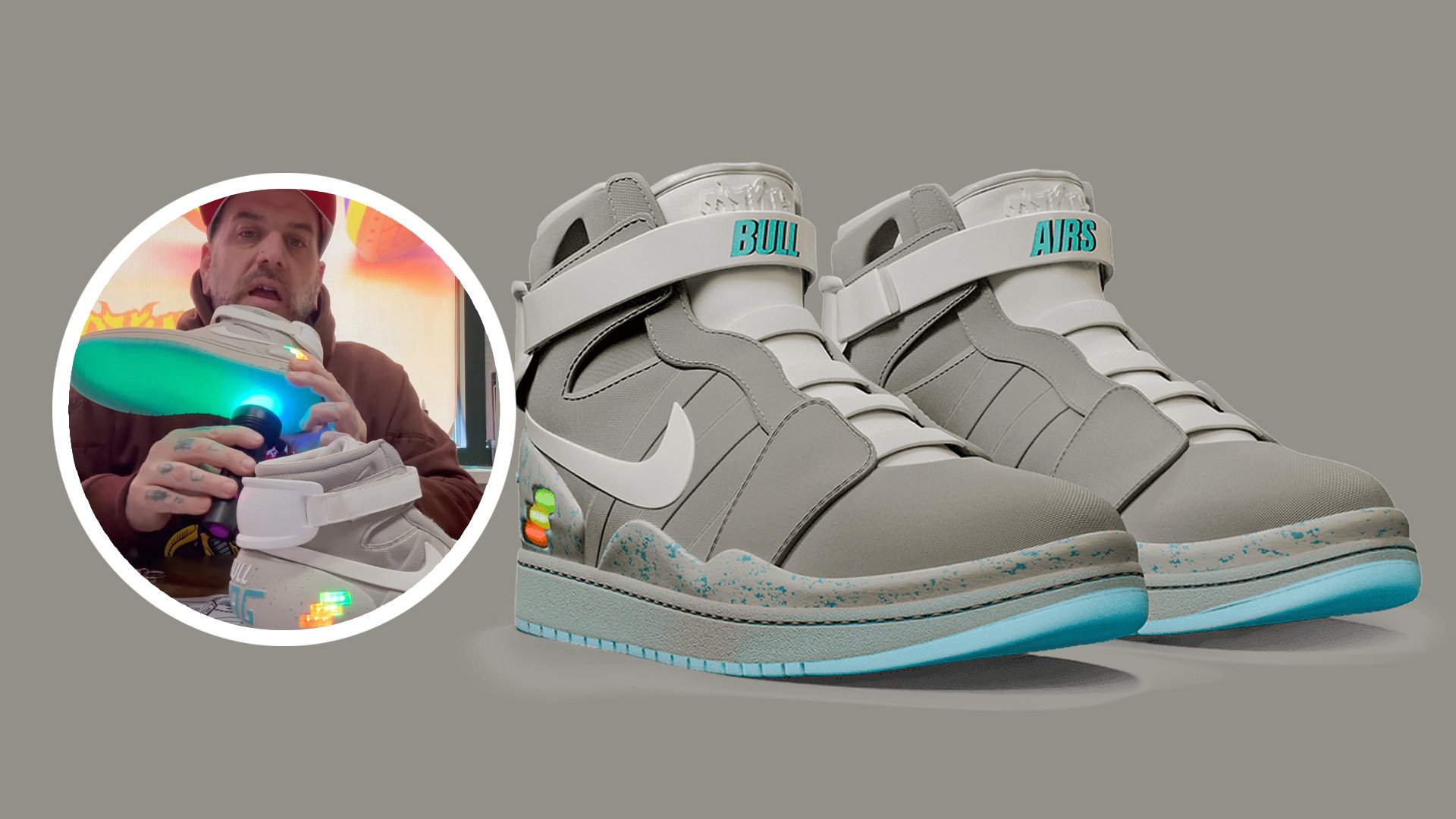 Bull Airs’ Bull Mags x Air Jordan 1 Sneakers Are Back From The Future