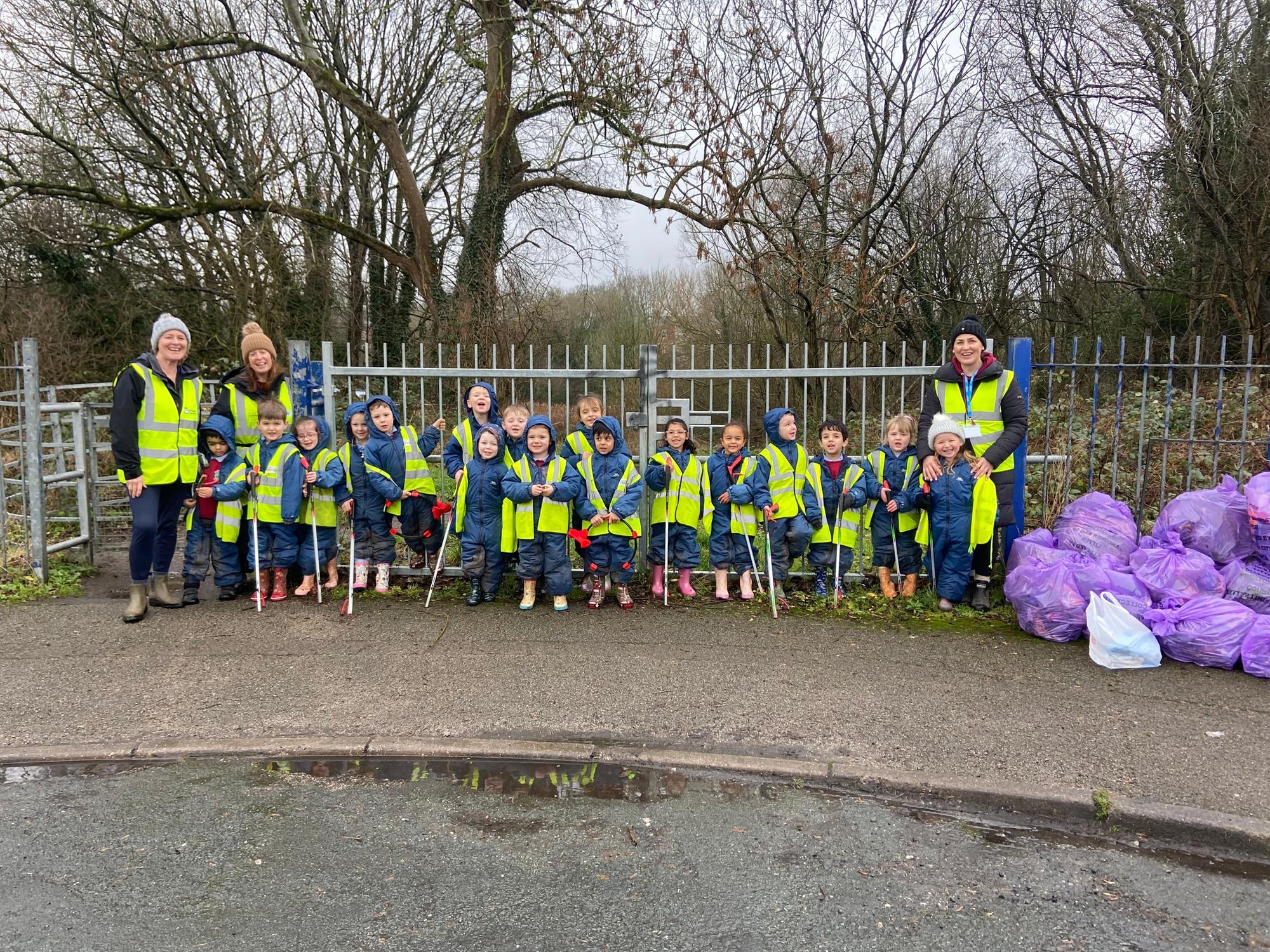 The big clean-up at Holme Slack Community Primary School