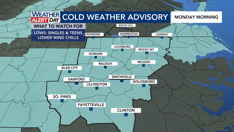 Bitter cold, icy spots on the roads early Groundhog Day; WRAL Weather ...