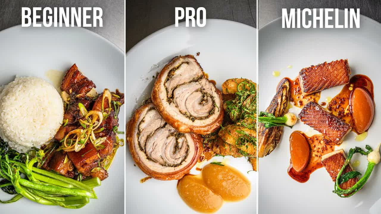 Perfect crispy pork belly every time - 3 levels of difficulty