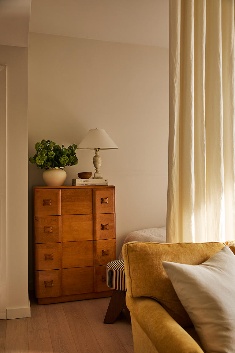 It’s permanent golden hour in this 350-square-foot studio apartment
