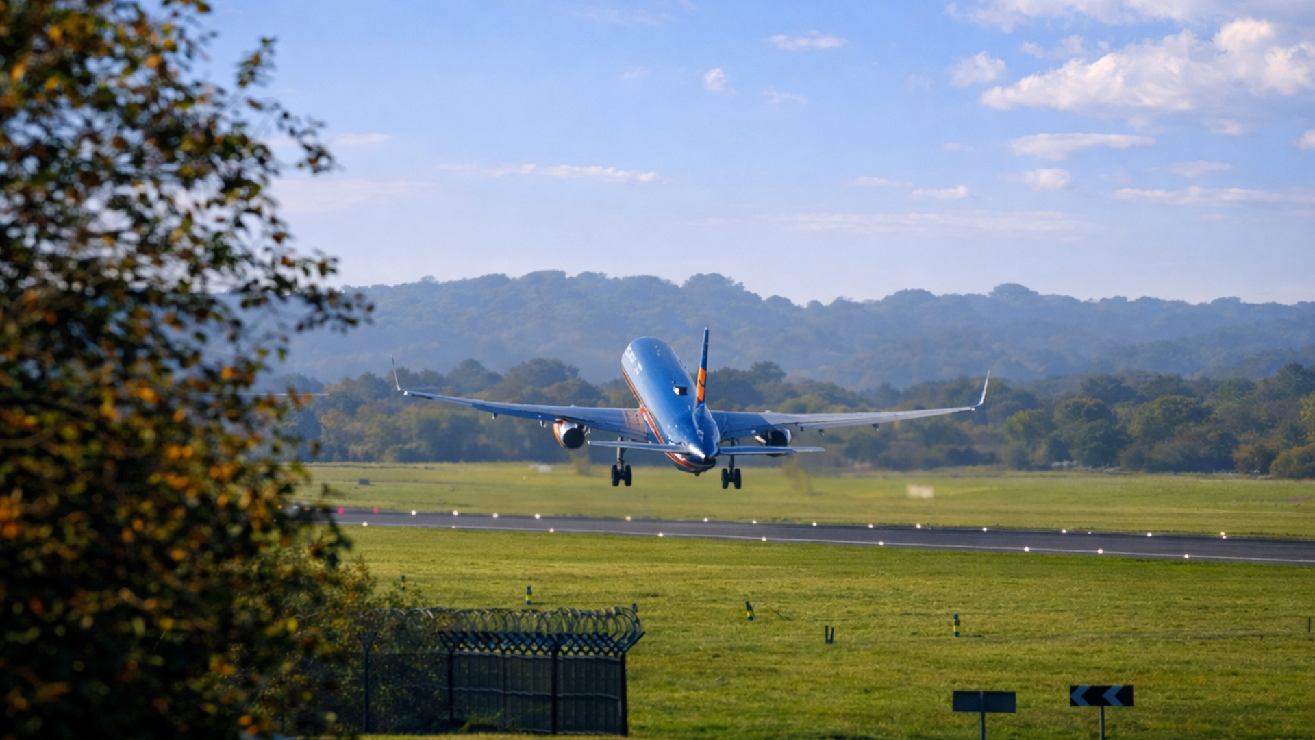 Final takeoff of an iconic long passenger jet