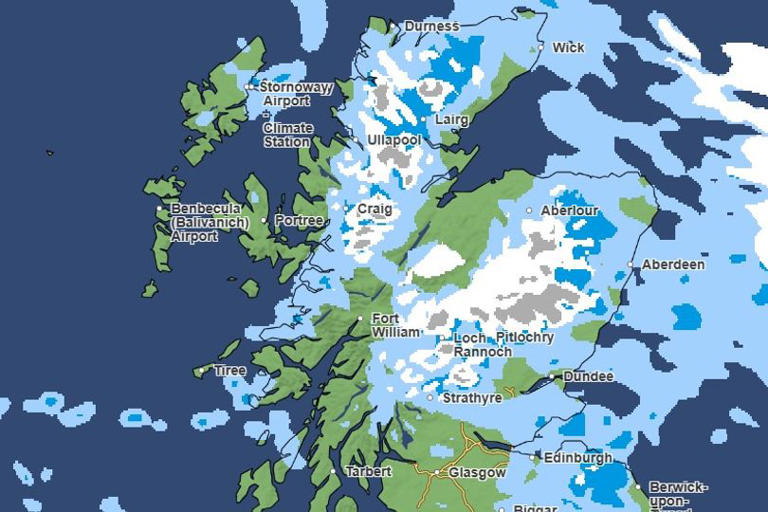 Met Office UK weather maps show where and when snow will hit this week