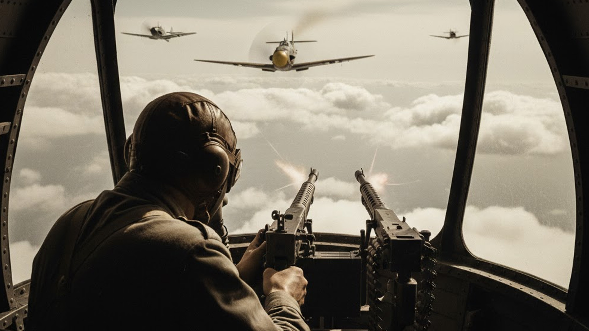 The bomber gunner who stopped waiting in World War II