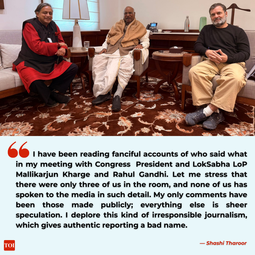 Congress vs Tharoor: A new beginning or temporary truce?