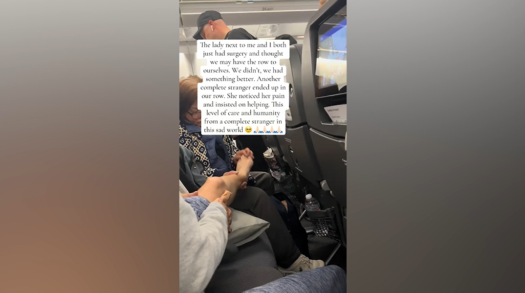Woman boards Plane after surgery—in shock at what stranger beside her does