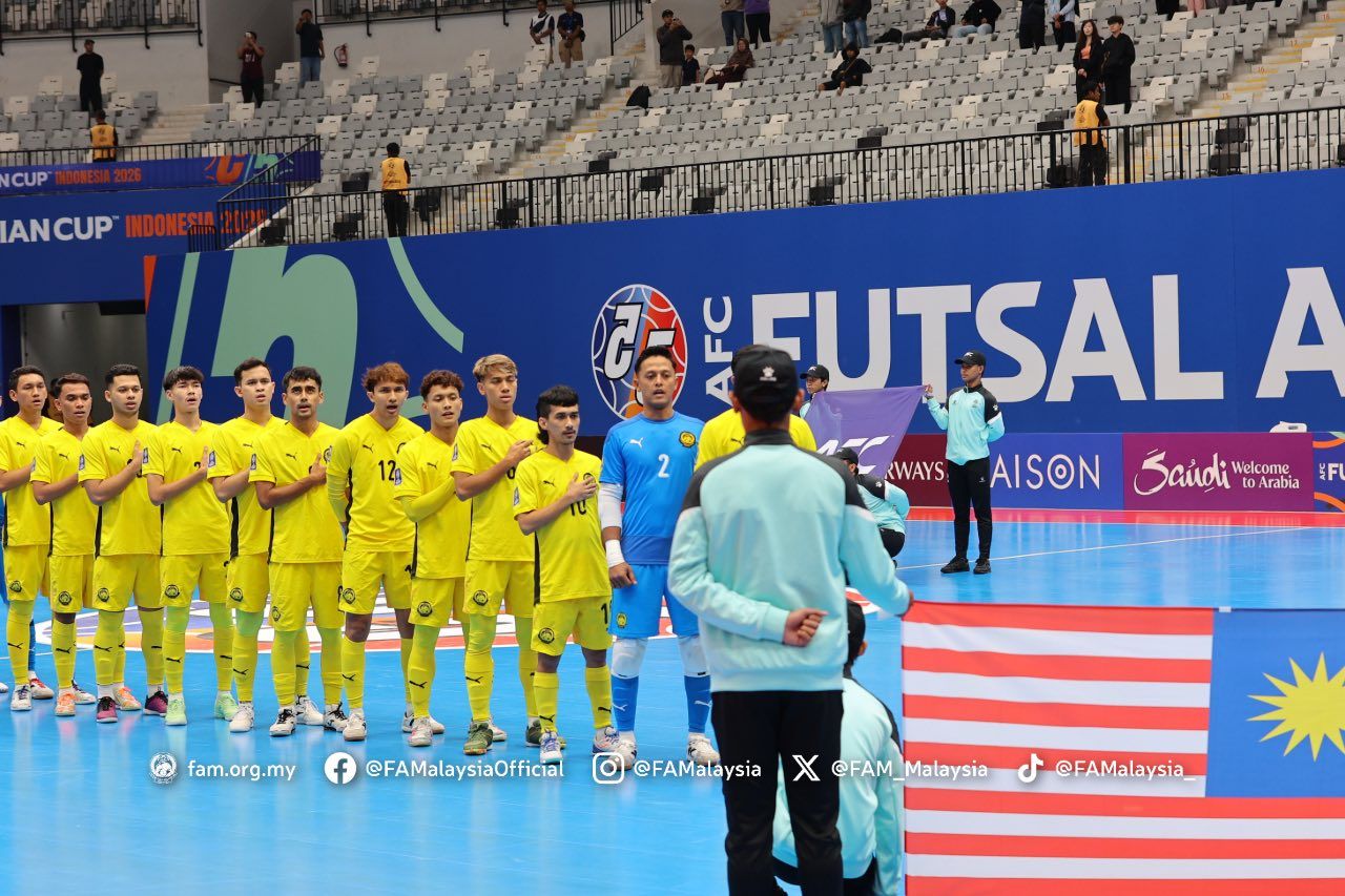 Malaysia tersingkir sebagai tim paling buruk di Piala Asia Futsal 2026 ...