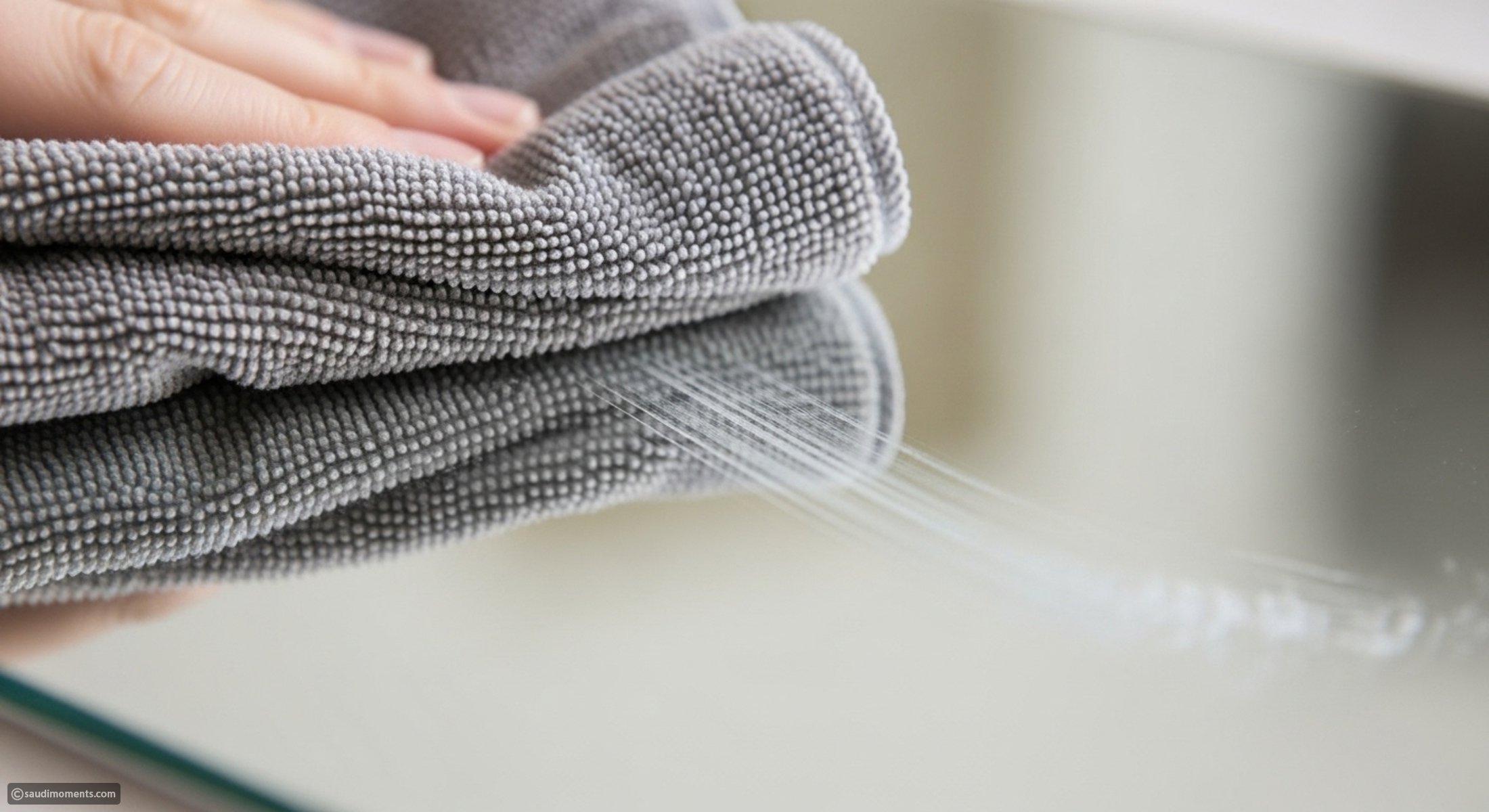 How to clean a mirror without leaving any streaks